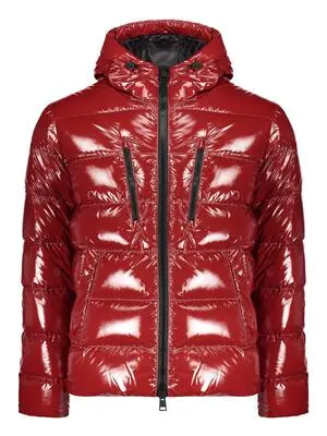 Herno Hooded Down Jacket - Red