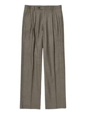 Auralee Auralee Logo Casual Pants Brown