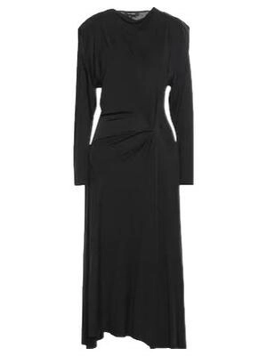 ISABEL MARANT ÉTOILE Isabel Marant Midi Dress With Asymmetrical Hem And Draped Neckline
