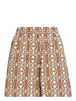 Max Mara Max Mara Printed Bermuda Shorts Brown