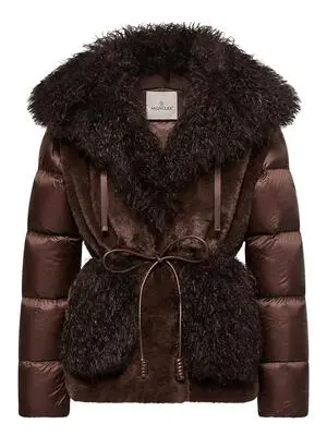 Moncler Immersif 2-in-1 Short Down Jacket - Brown