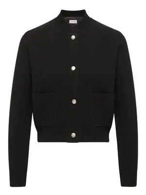 Moncler Padded Cardigan - Black