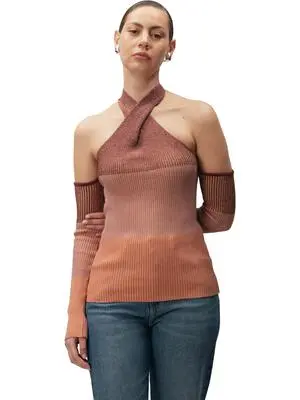 BAOBAB Kai Top Halter Neck Open Back - Roast