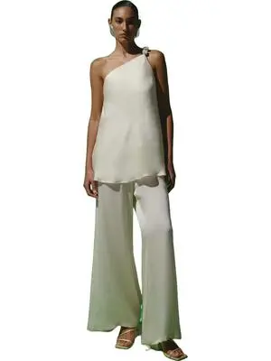 BAOBAB Ferrat Pants Wide Leg - Ivory