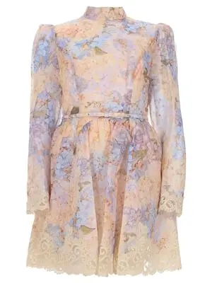 Zimmermann Valiant Mini Dress - Multicolour
