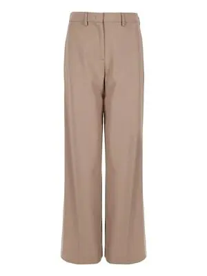 Fabiana Filippi Wide Leg Trousers - Beige