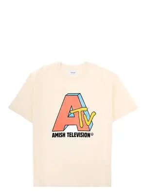 AMISH SUPPLIES T-shirt Con Stampa - Ivory