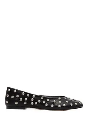 Gimaguas Stud Embellished Slip-on Ballet Flats - Black