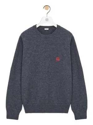 LOEWE Loewe Wool Sweater With Anagram Embroidery