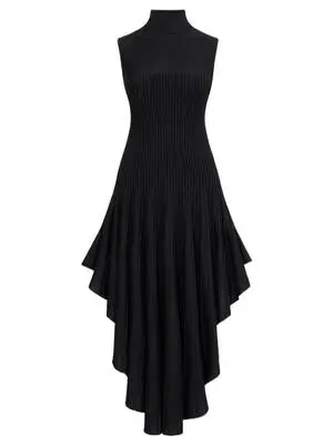 ALAÏA Alaia Sculpting Asymmetric Hem Dress