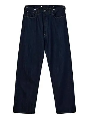 A.PRESSE Washed Wide-leg Jeans - Indigo
