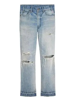 Celine Wesley Jeans In Westside Wash Denim - Blue
