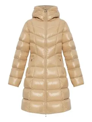 Moncler Marusse Long Down Jacket - Beige