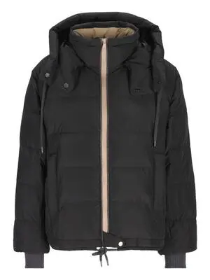 Brunello Cucinelli Quilted Hooded Down Jacket - Black