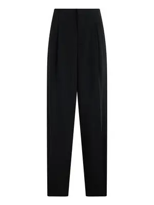 Alberta Ferretti Pleated Trousers - Black