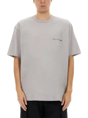 Comme Des Garçons Logo T-shirt - Grey