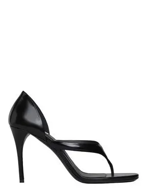 Alaïa Architectural Stiletto Sandals - Black