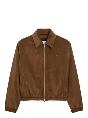 AMI Ami Paris Velvet Cotton Blouson Jacket