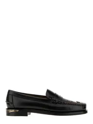 SEBAGO Dan Scarabeo Leather Loafers - Black