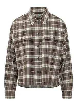 WEEKEND BY MAX MARA WEEKEND BY MAX MARA Check Pattern Wool-Cotton Shirt