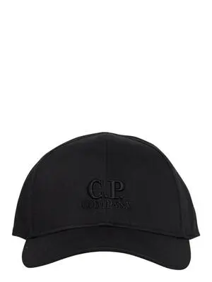 C.P. COMPANY Cap With Embossed Logo - Nero