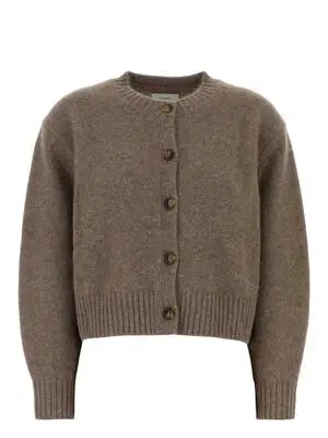 LOULOU DE SAISON LOULOU DE SAISON Mud Wool Blend Cardigan