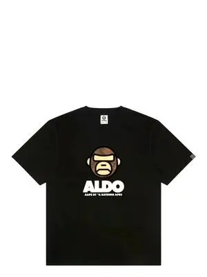 AAPE BY *A BATHING APE Aldo Moonface T-shirt - Black