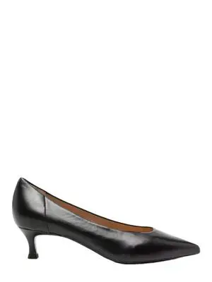 Unisa Pointed-toe Leather Pumps - Black