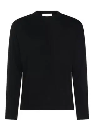 LISA YANG Lisa Yang Black Cashmere Crew Neck Sweater