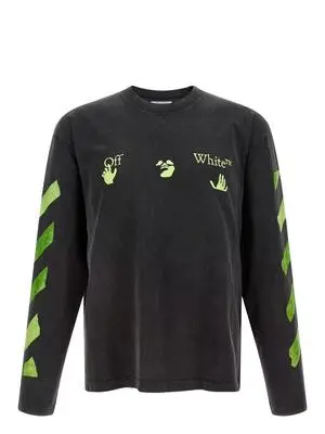 Off-White Bacco Arrow Skate T-shirt - Black