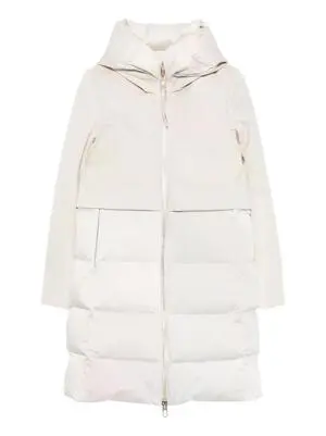 DUNO Ballon Hooded Padded Coat Neutrals