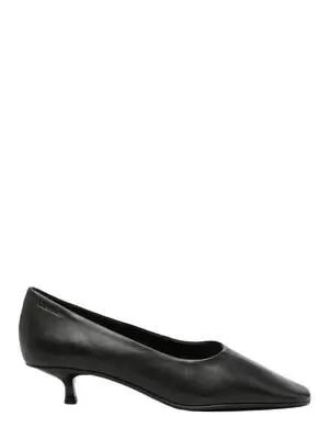 CALVIN KLEIN Calvin Klein Square-Toe Leather Pumps