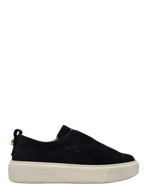 HENDERSON BARACCO Suede Slip-on Sneakers - Black