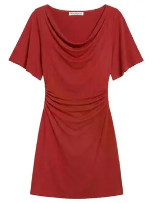 REFORMATION Nina Knit Mini Dress - Red