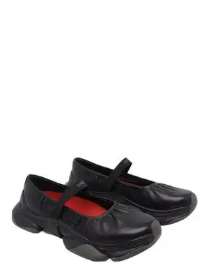 Camper Karst Elasticated Sneakers With Ruched Detailing - Black