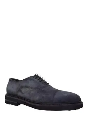 HENDERSON BARACCO Suede Oxford Shoes - Blue