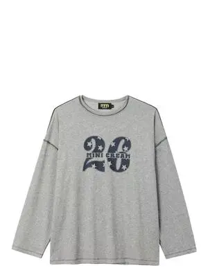 MINI CREAM Graphic Print Long-sleeve T-shirt - Grey