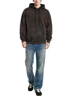 DIESEL® Marbled Hoodie - Brown