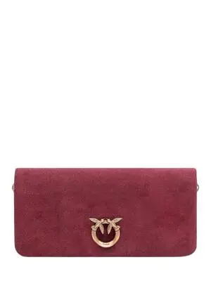 Pinko Love Birds Click Soft Crossbody Bag Red