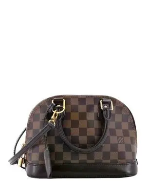 LOUIS VUITTON Alma Handbag Damier Bb - Brown