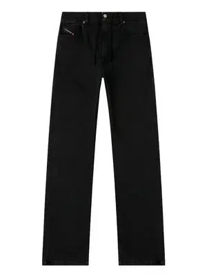 DIESEL® Relaxed Regular-waist Joggjeans - Black