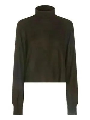 THOM KROM High-neck Long-sleeve T-shirt - Brown