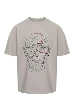 HAMZA Ginza Graphic-print T-shirt - Grey