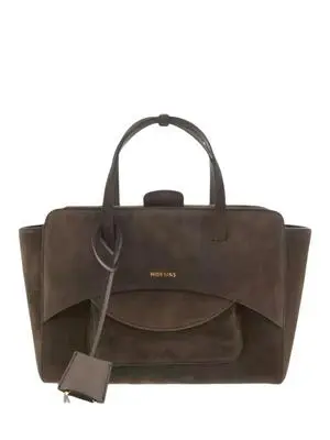 HIDESINS Logo-print Tote Bag - Brown