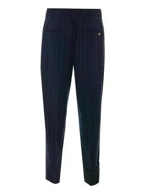 LIU JO Pinstripe Cigarette Trousers