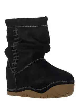 UGG UGG Lace-Up Suede Boots Black