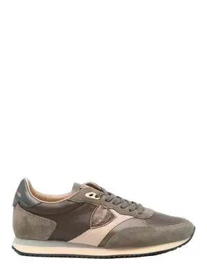 Philippe Model Philippe Model Suede Panelled Sneakers Brown