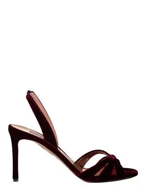 AQUAZZURA Aquazzura Tati Velvet Sandals