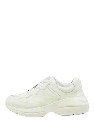 Gucci Rhyton Gg Supreme Low Top Sneakers - White