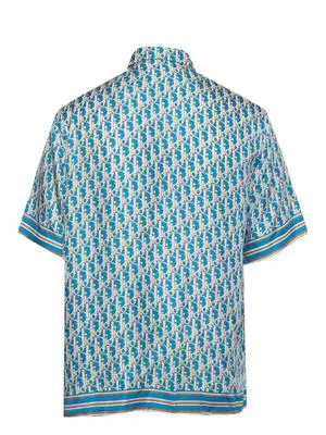 Dior Oblique Short-sleeve Shirt - Blue
